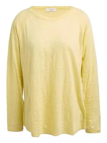 ZANONE Linen T-shirt - Yellow
