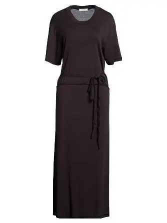 LEMAIRE Maxi Cotton T-shirt Dress - Black