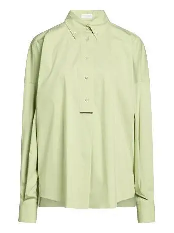 Brunello Cucinelli Top In Cotton, Polyamide, And Elastane - Sage Green