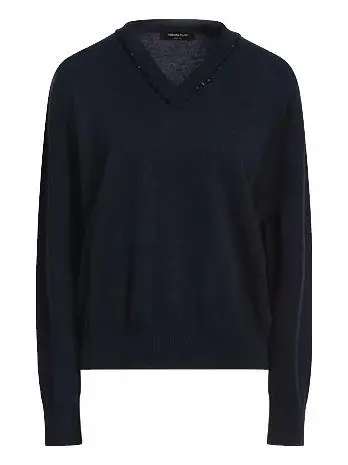 Fabiana Filippi Sweater In Virgin Wool, Silk, And Cashmere - Blue