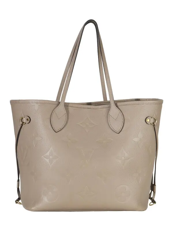 LOUIS VUITTON Giant Monogram Empreinte Neverfull Mm - Gray