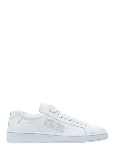 Kenzo Low Top Leather Sneakers - White
