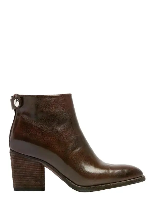 Officine Creative Delice 001 Zip-up Ankle Boots - Brown