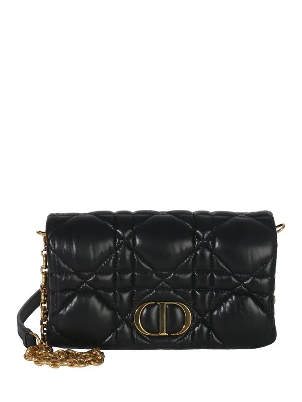Dior Caro Shoulder Bag - Black
