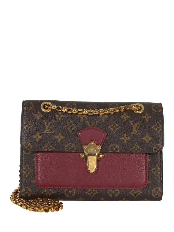 LOUIS VUITTON Victoire Chain Bag Monogram Canvas - Red