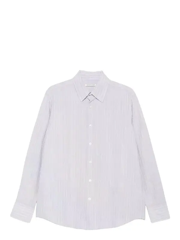 CARTER YOUNG Striped Business Shirt - Purple