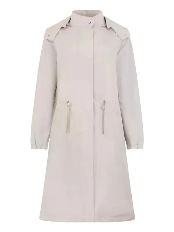 MOORER Hooded Parka Coat - Neutrals