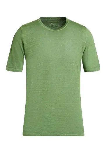 120% Lino T-shirt Size Linen - Green