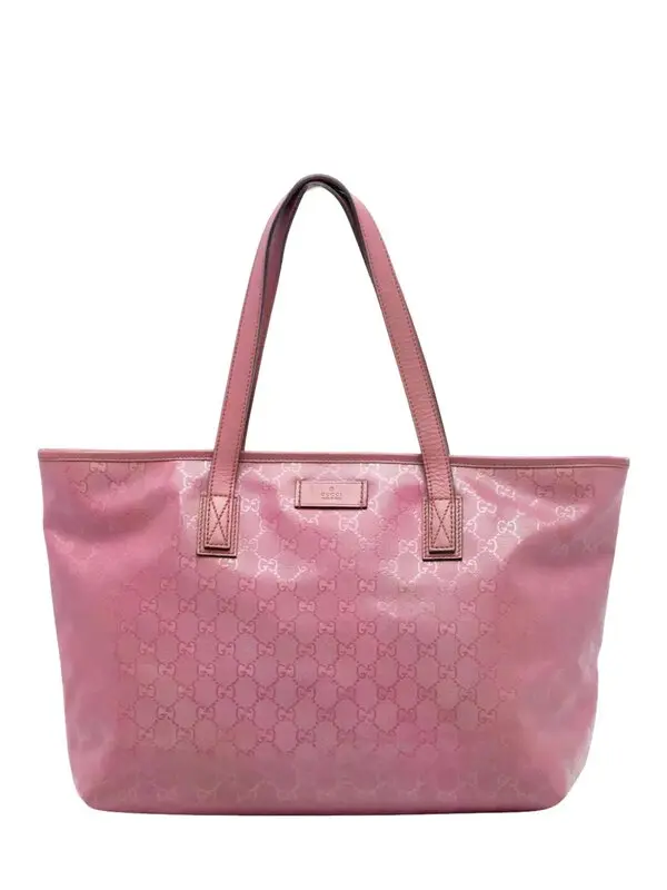 Gucci Gg Imprime Medium Tote Bag - Pink