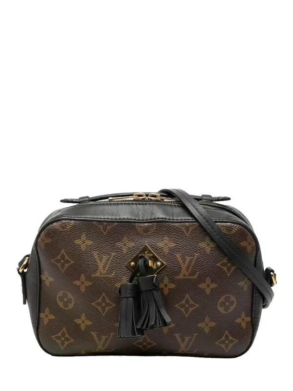 LOUIS VUITTON 2018 Monogram Saintonge Satchel - Black