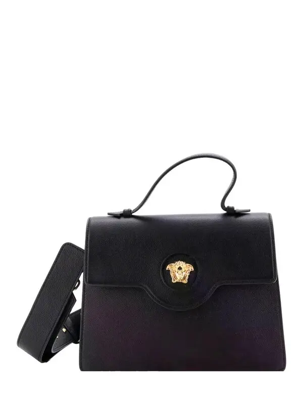 Versace La Medusa Top Handle Tote Bag - Black