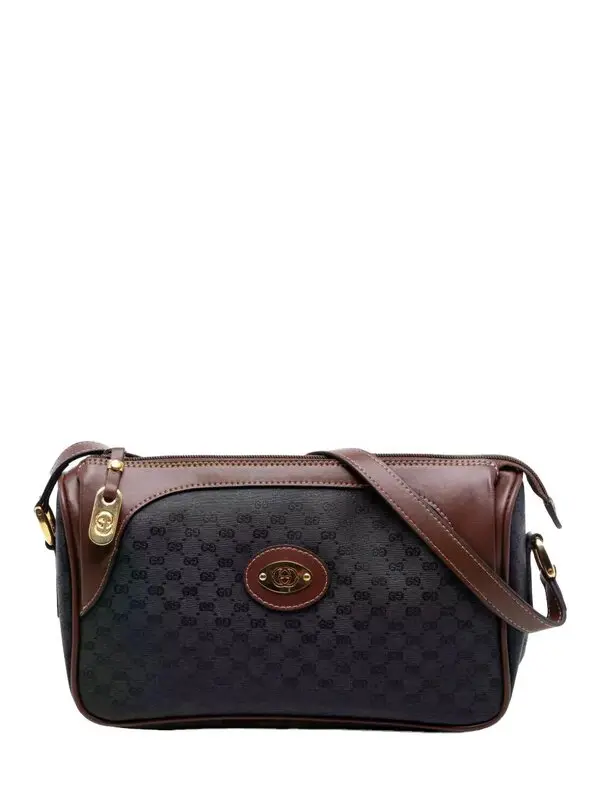 Gucci 20th Century Micro Gg Supreme Crossbody Bag - Black