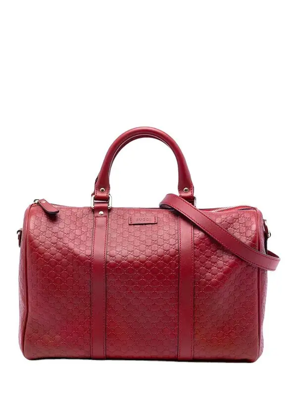 Gucci 2016-2026 Medium Microissima Satchel - Red
