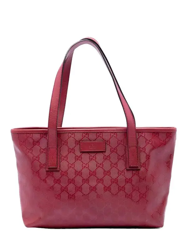 Gucci Gg Imprime Tote Bag - Red