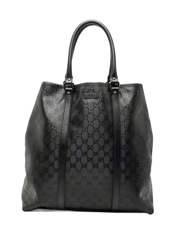 Gucci Gg Imprime Joy Vertical Tote Bag - Black