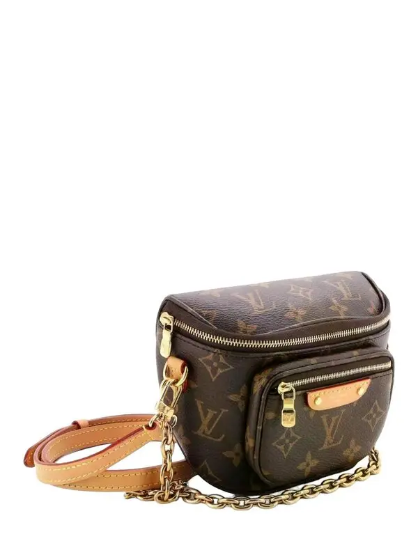 LOUIS VUITTON Bum Bag Monogram Canvas Mini - Brown