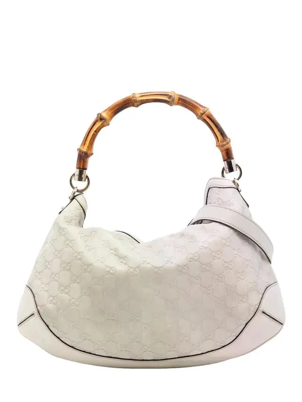 Gucci 2016-2025 Ssima Peggy Satchel - White