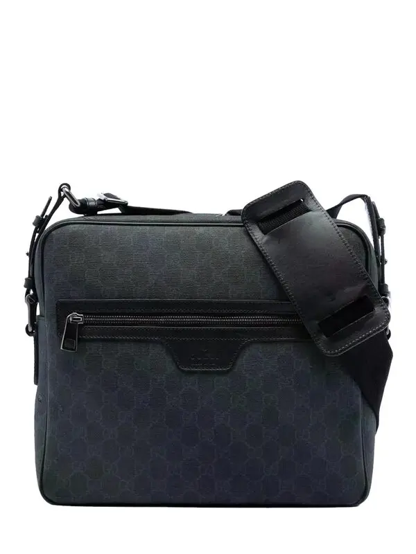 Gucci Gg Supreme Crossbody Bag - Black