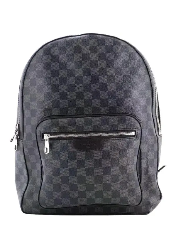 LOUIS VUITTON Josh Damier Graphite Backpack - Black