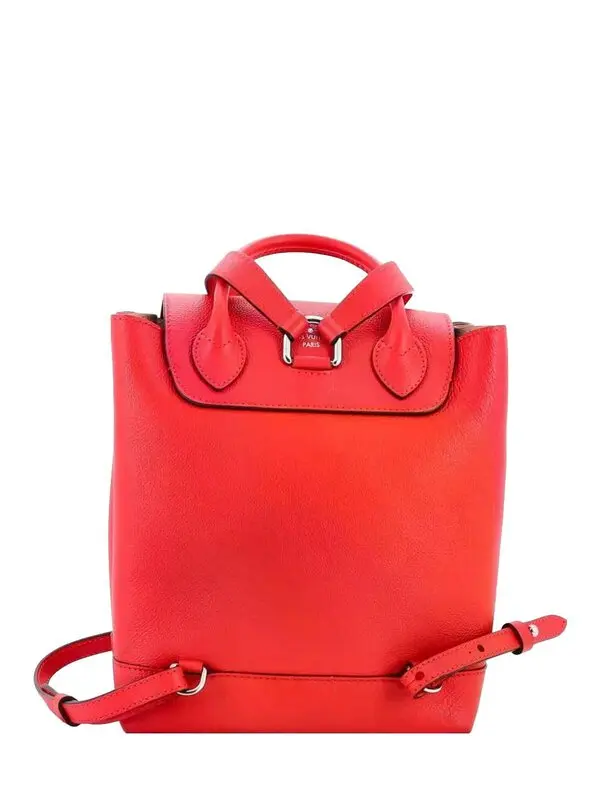 LOUIS VUITTON Lockme Leather Backpack - Red