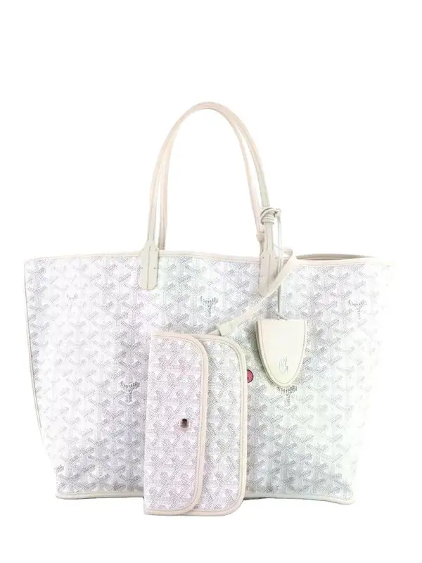 Goyard Anjou Reversible Printed Coated Canvas Pm Tote Bag - White