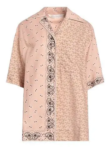 Palm Angels Shirt Linen And Cotton - Pink