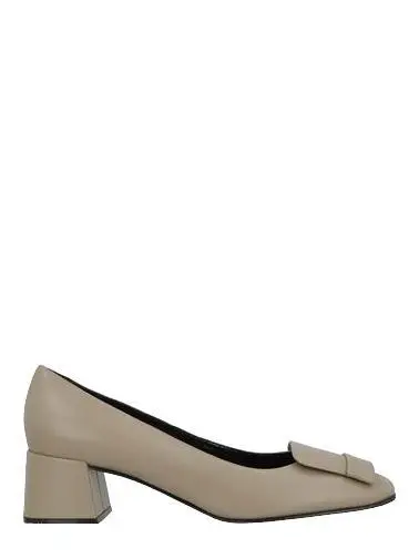 SERGIO ROSSI Sr1 Leather Pumps - Grey