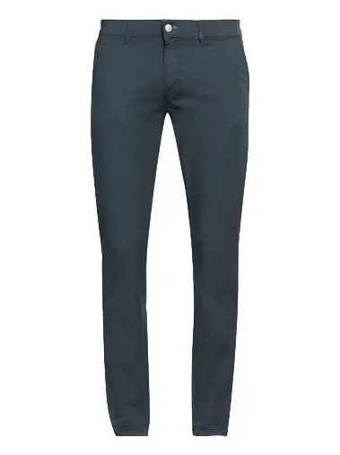 DANIELE ALESSANDRINI Pants Midnight Size Cotton, Elastane - Blue