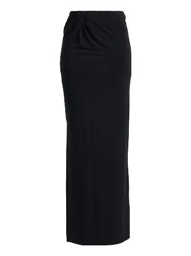 Jacquemus Maxi Skirt In Viscose Blend - Black