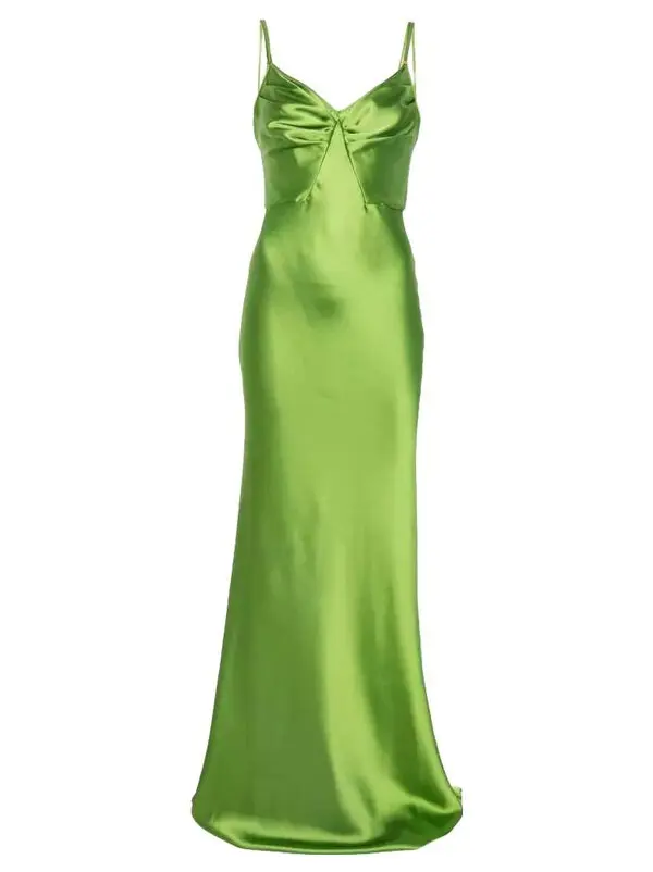 Elisabetta Franchi Sleeveless Maxi Dress - Green
