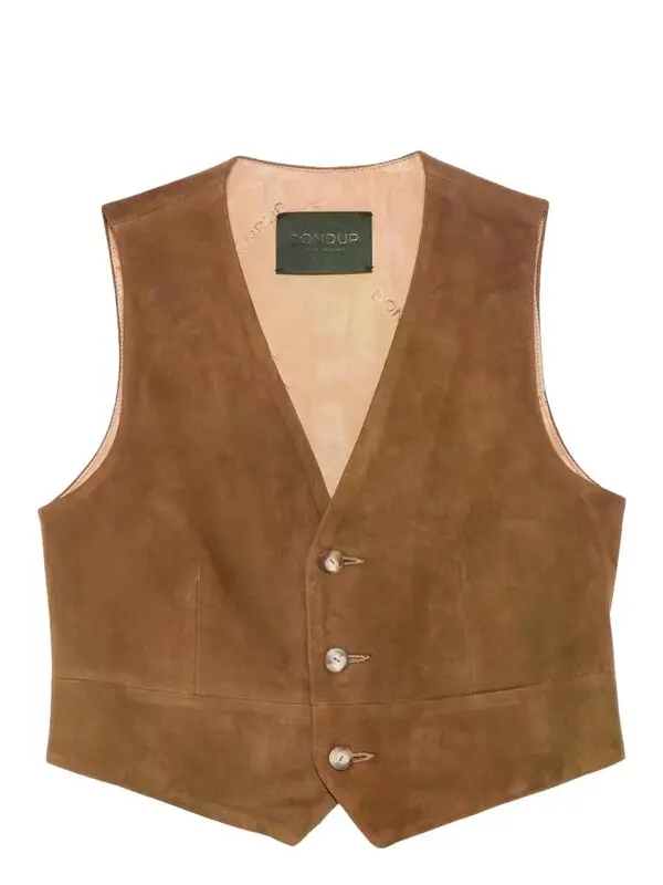 DONDUP Waistcoat - Brown