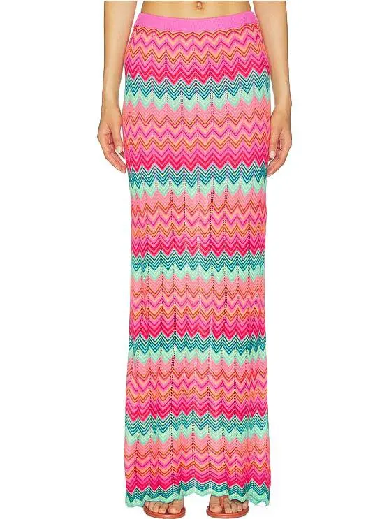 Beach Riot Ivana Maxi Skirt - Strawberry