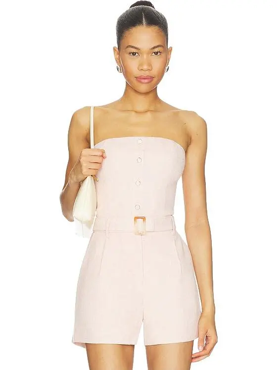KARINA GRIMALDI Suri Bodysuit - Pastel Pink