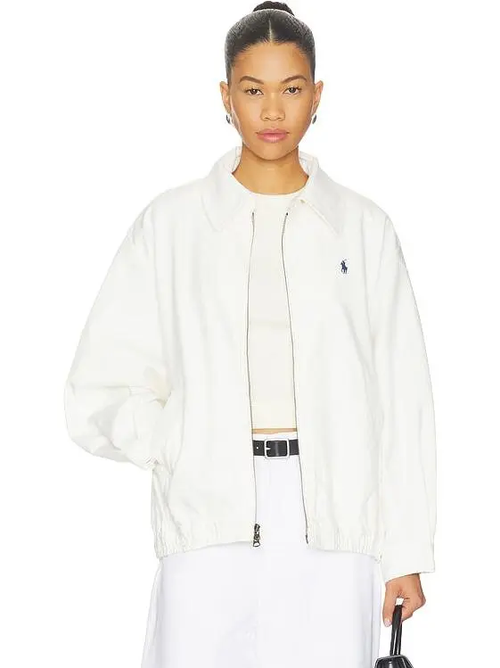 Polo Ralph Lauren Twill Bomber Jacket - Trophy Cream