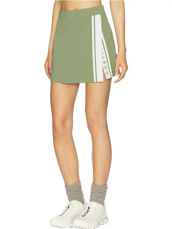 MALBON Baseline Mini Skirt - Olivine