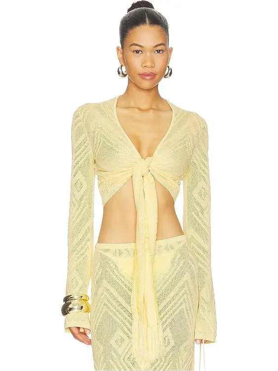 Devon Windsor Vale Top - Lemondrop