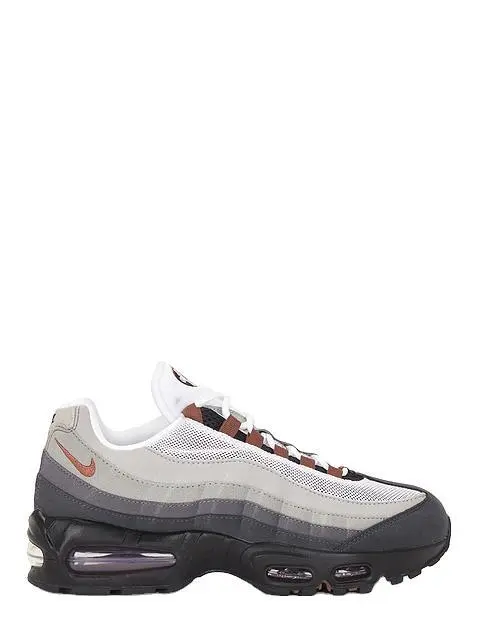 Nike Air Max 95 Sneaker - Black  Fauna Brown  White  Medium Grey