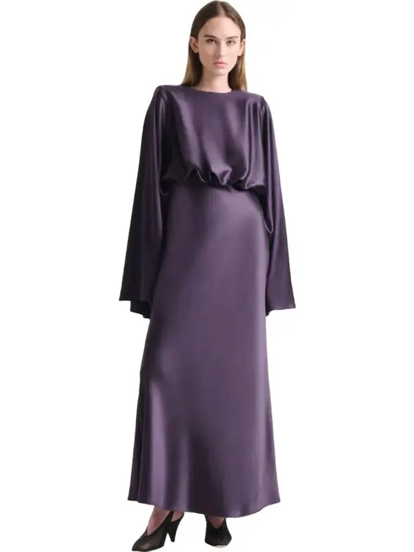 Altuzarra Evinka Silk Maxi Dress - Purple