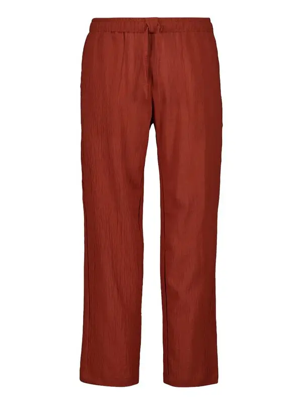 Spiritum Tulum Organic Cotton Baggy Trousers - Orange
