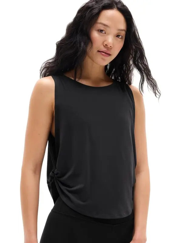 Athleta Twist-back Tank - Black