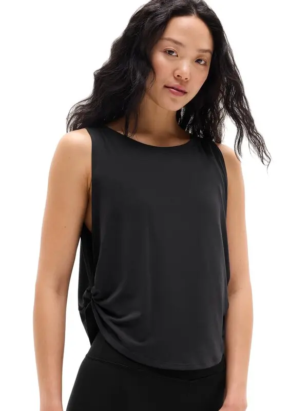 Athleta Twist-back Tank - Black