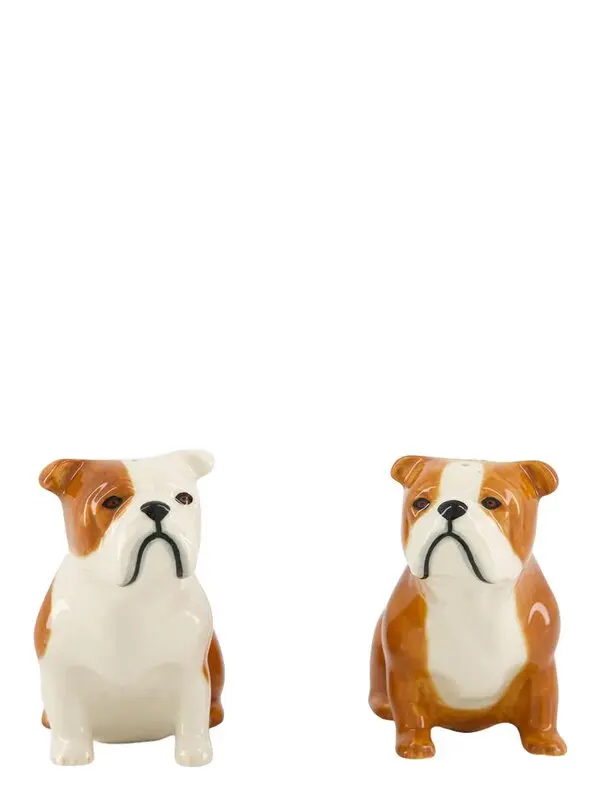 QUAIL CERAMICS English Bulldog Salt And Pepper Set - Multicolour