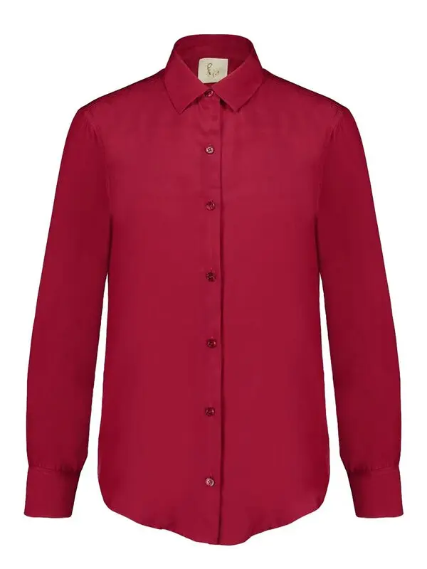 PAULA Ametista Potion Silk Shirt - Purple