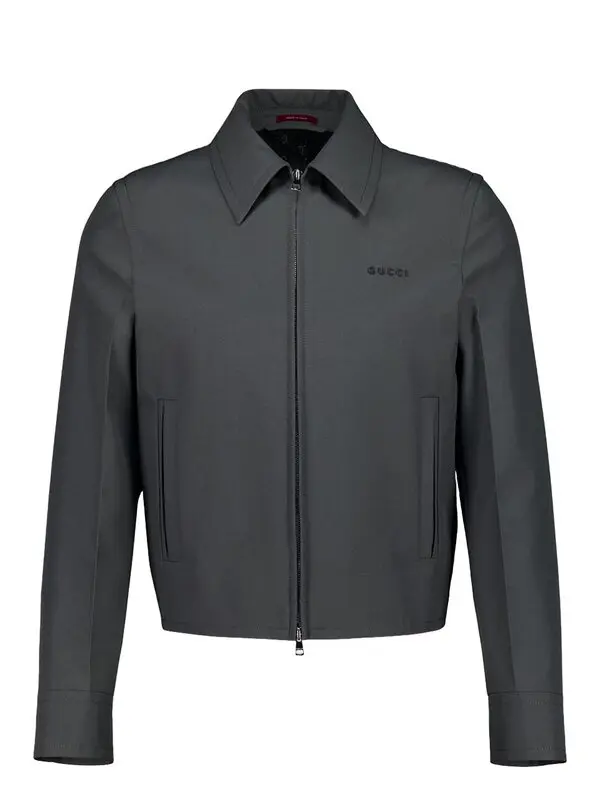 Gucci Technical Panama Jacket - Grey