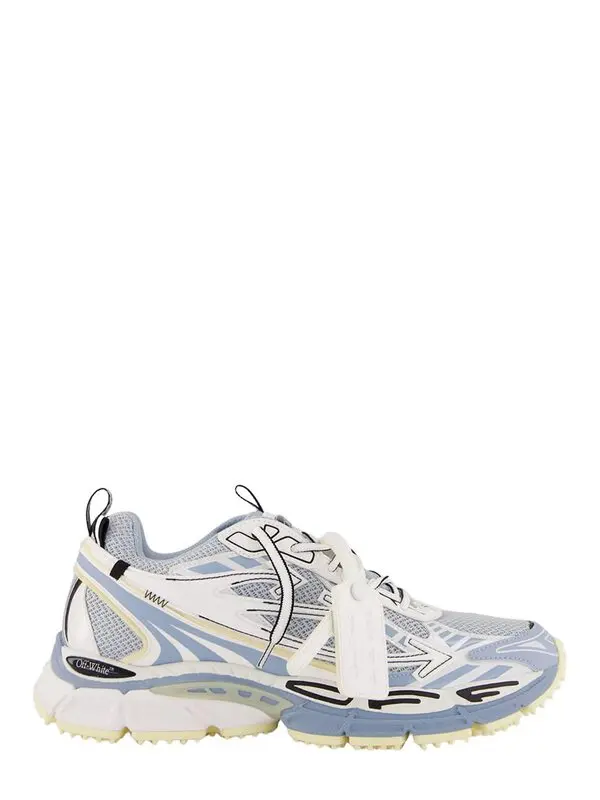 Off-White Light & Cyan Celeste Be Right Back Sneakers - Grey