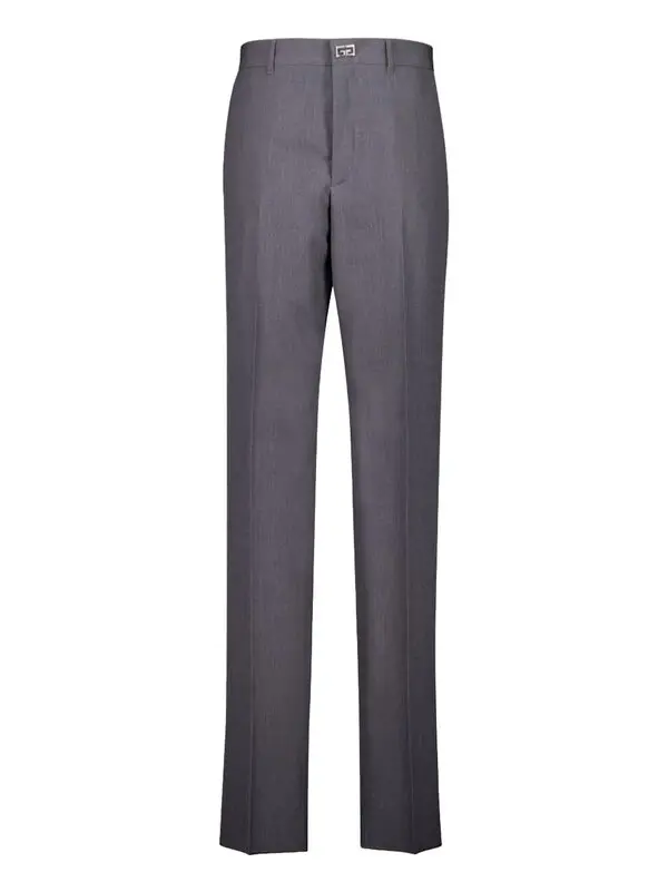 Givenchy Medium Slim-fit Wool Tailored Pants - Grey
