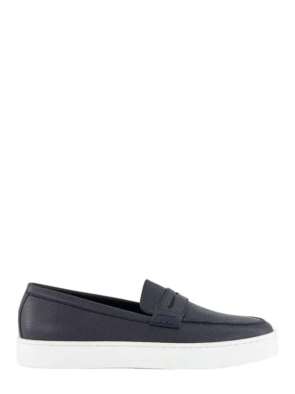 Manolo Blahnik Ellis Calf Leather Loafers - Grey