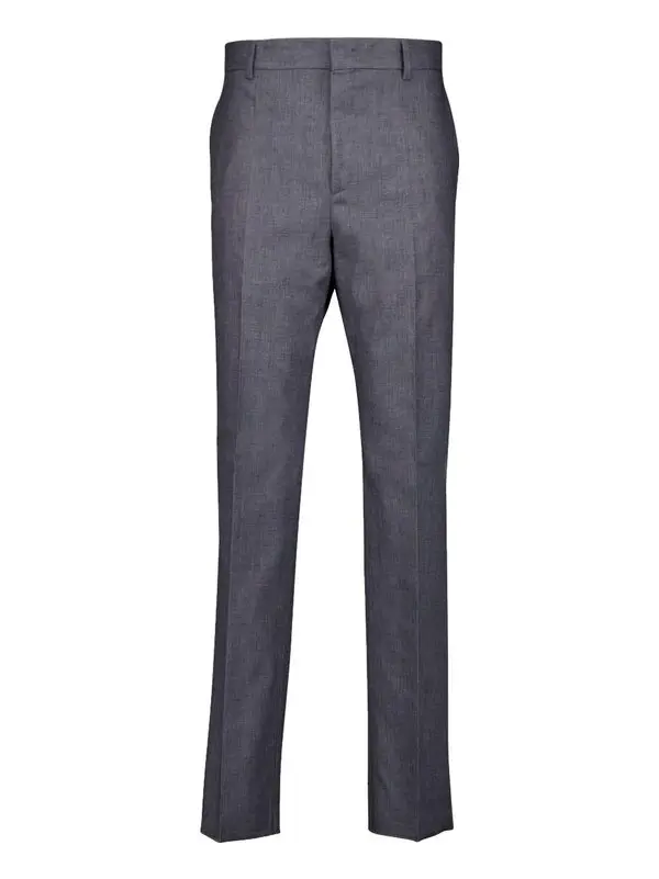 Valentino Garavani Linen Trousers - Grey
