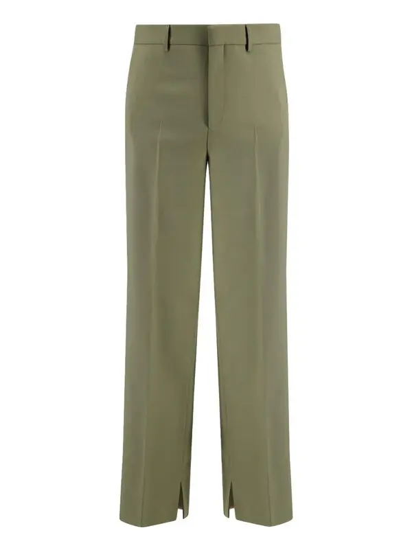 Gucci Wool Gabardine Trousers - Green