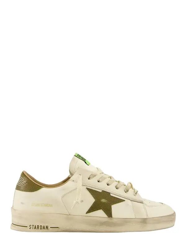 GOLDEN GOOSE Stardan Sneakers With Snake Star - Green